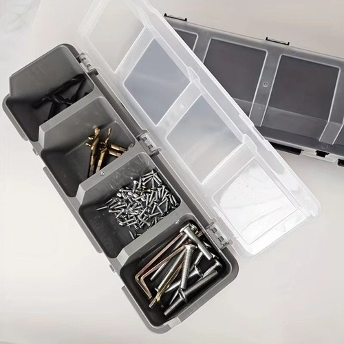 Multi-Compartment Parts Storage Box Screw Organizer for Screws Small ...