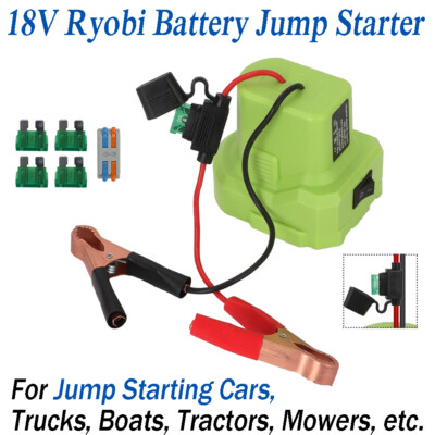 For Jump Starting Cars Jump Starter Trucks Boats Tractors Mowers Fit ...