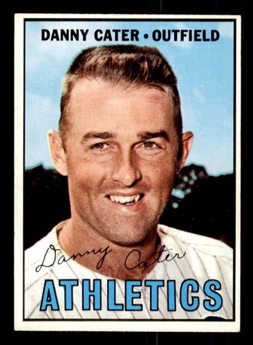 1967 Topps Baseball #157 Danny Cater EX/MT *d5 | eBay