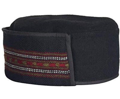 Handmade Unisex Kullu Topi Himlyan Cap for Men and Women Large (22.5 ...