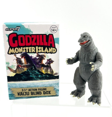 Super 7 Godzilla Monster Island Blind Box GODZILLA '62 ReAction Figure ...