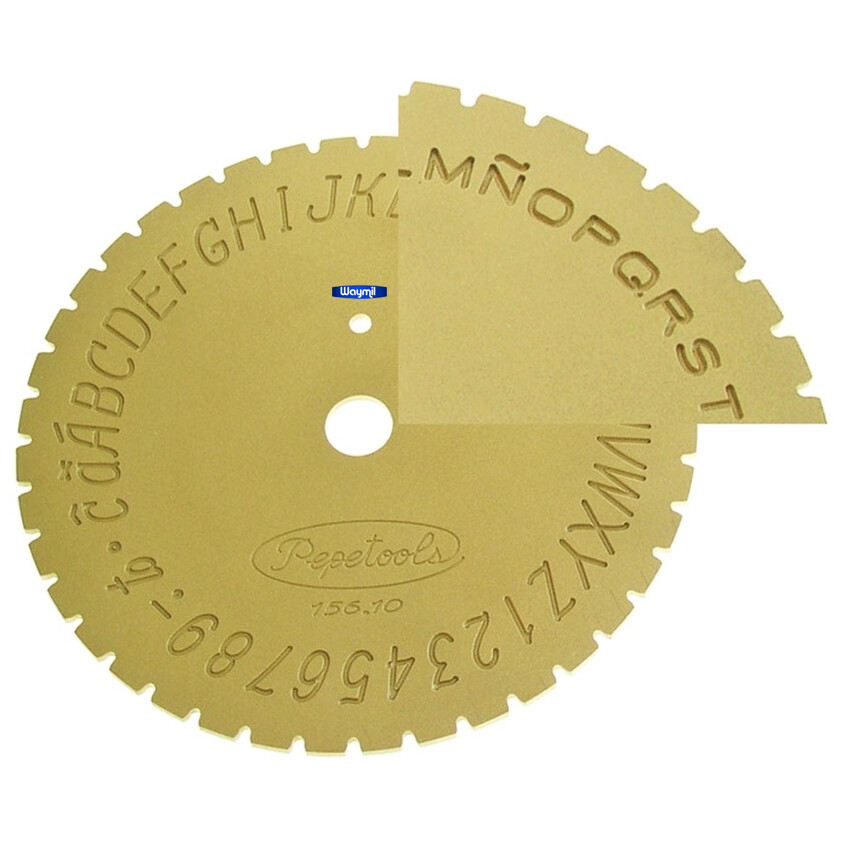 Single Line Block, Inside Ring Engraving Machine -Letter Type Dial Font ...