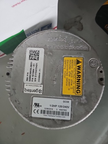 Genteq 5SME39HXL3031 ECM 3.0 Ecm 1/2HP 120/240V 1050RPM 101564-01 GC08 ...