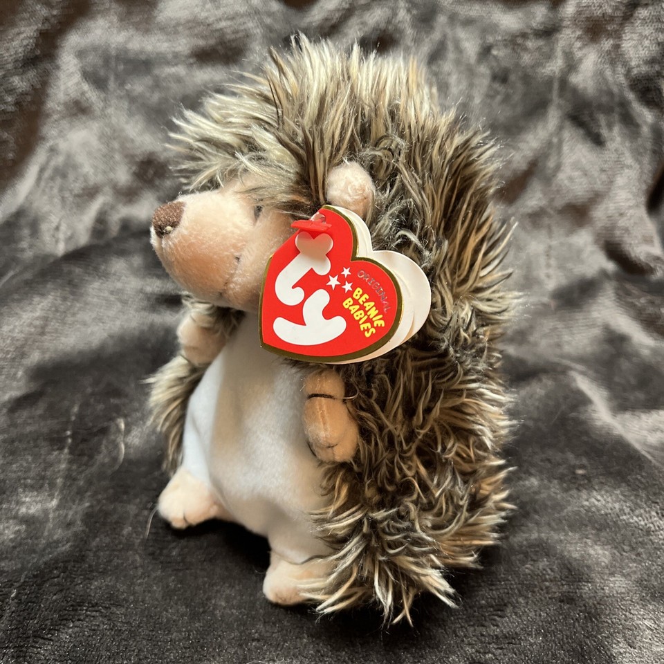 TY PRICKLES the HEDGEHOG BEANIE BABY - MINT with MINT TAGS - NEW 2010 ...