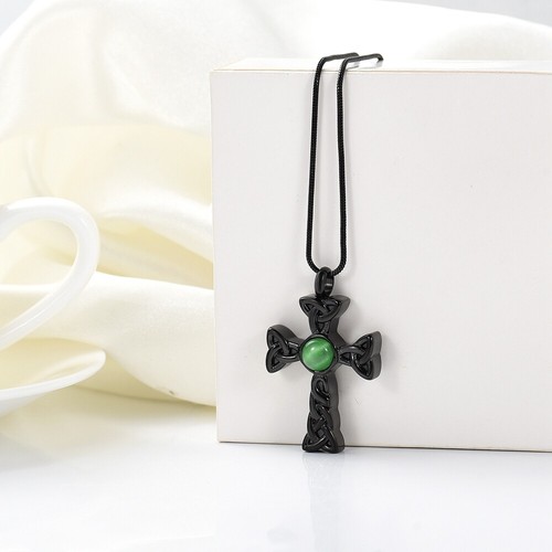 Urn Necklace for Ashes Cross Ash Necklace Memorial Cremation Necklace ...