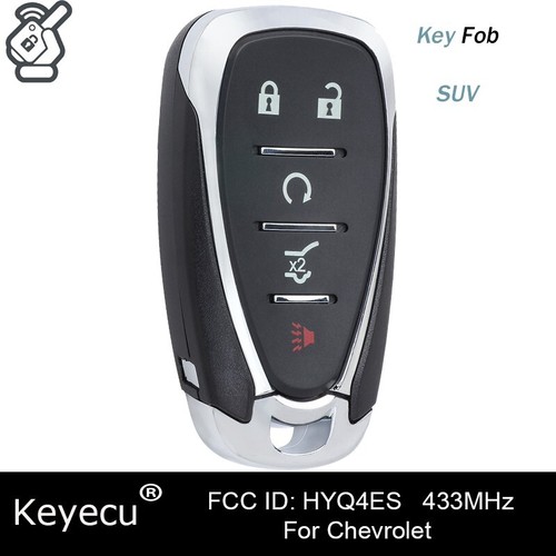 For 2021 22 2023 Chevrolet Blazer Traverse Smart Remote Key Fob HYQ4ES ...