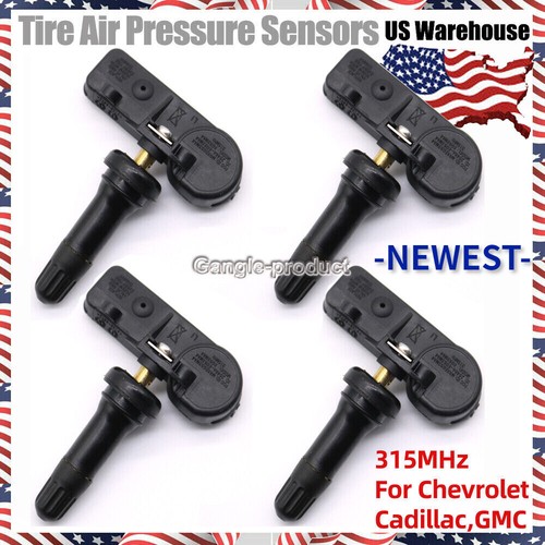 For GM TPMS 13586335 Tire Pressure Sensor For Chevy GMC Buick Set of (4 ...