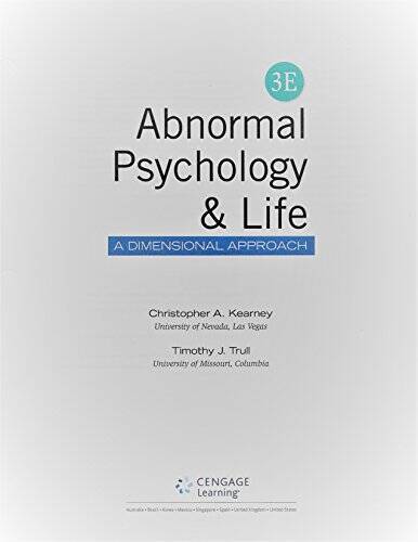 Abnormal Psychology and Life: A Dimensional Approach - Loose-leaf ...