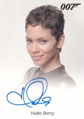 James Bond Full Bleed Autograph Card signed by Halle Berry as Jinx | eBay