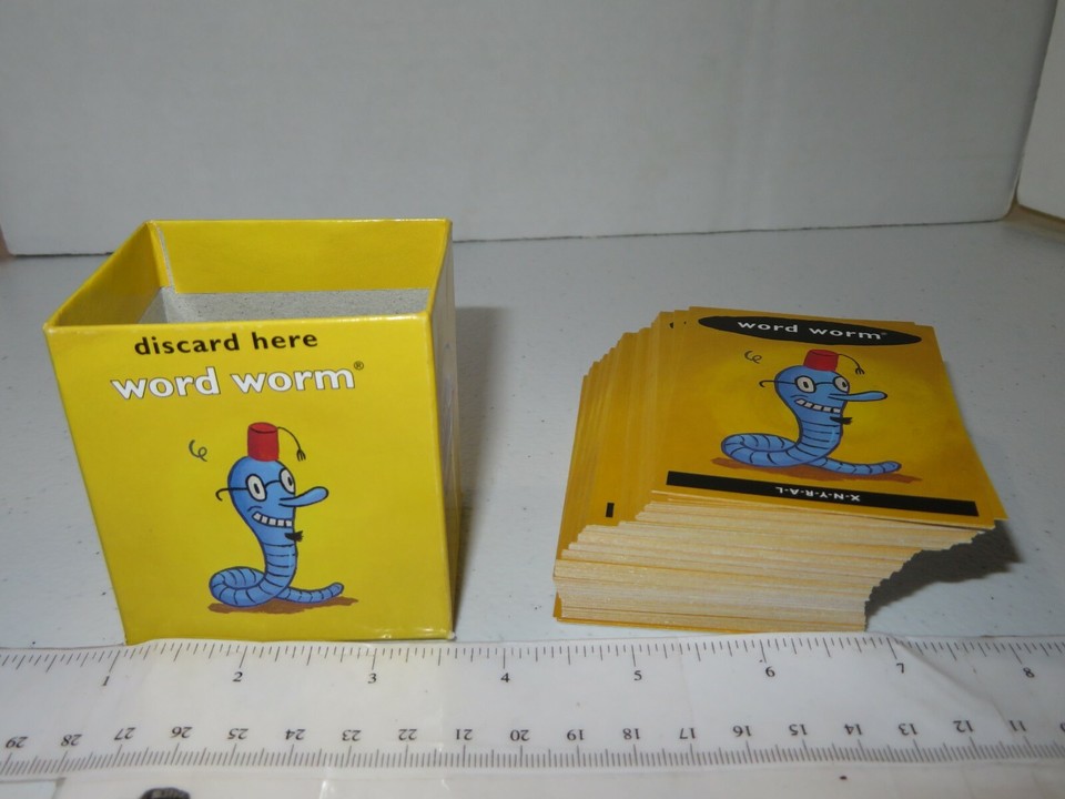 2004 Cranium Board Game Replacement Yellow Word Worm Card Deck Only ...