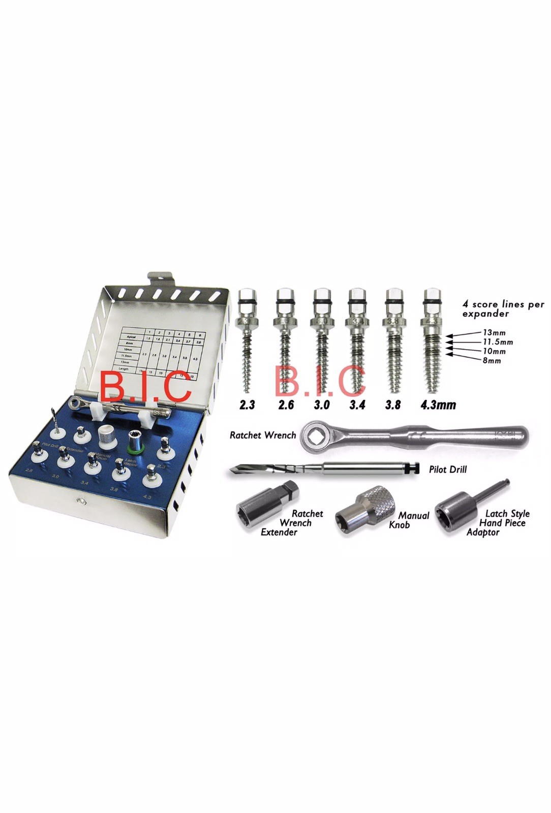 Bone Expander Kit With 6 Expanders Prime Quilty | eBay