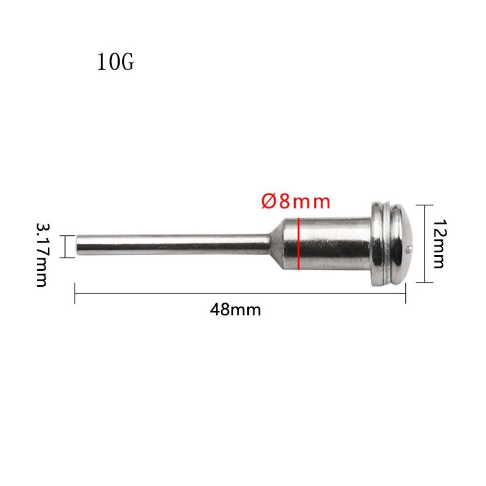 Silver Screw Mandrel 1/8" Shank Mandrel Holder Arbor for Dremel Rotary ...