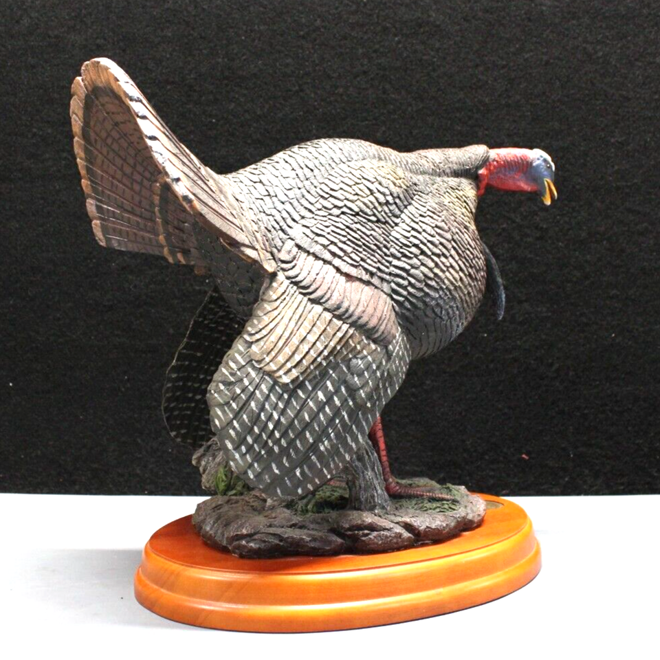 VINTAGE National Wild Turkey Federation Turkey Resin Statue (SET OF 2 ...