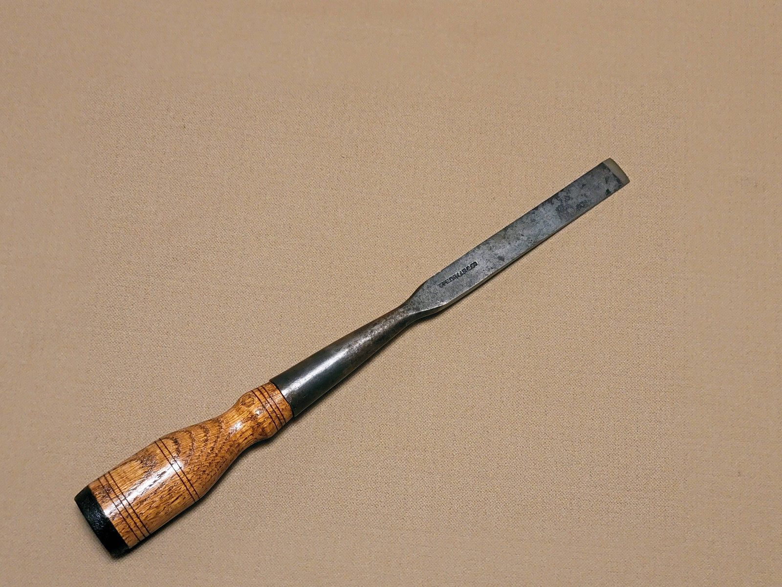 #4 1886 1932 Vintage Steinman HDW Co 5/8” Straight Edge Wood Socket ...