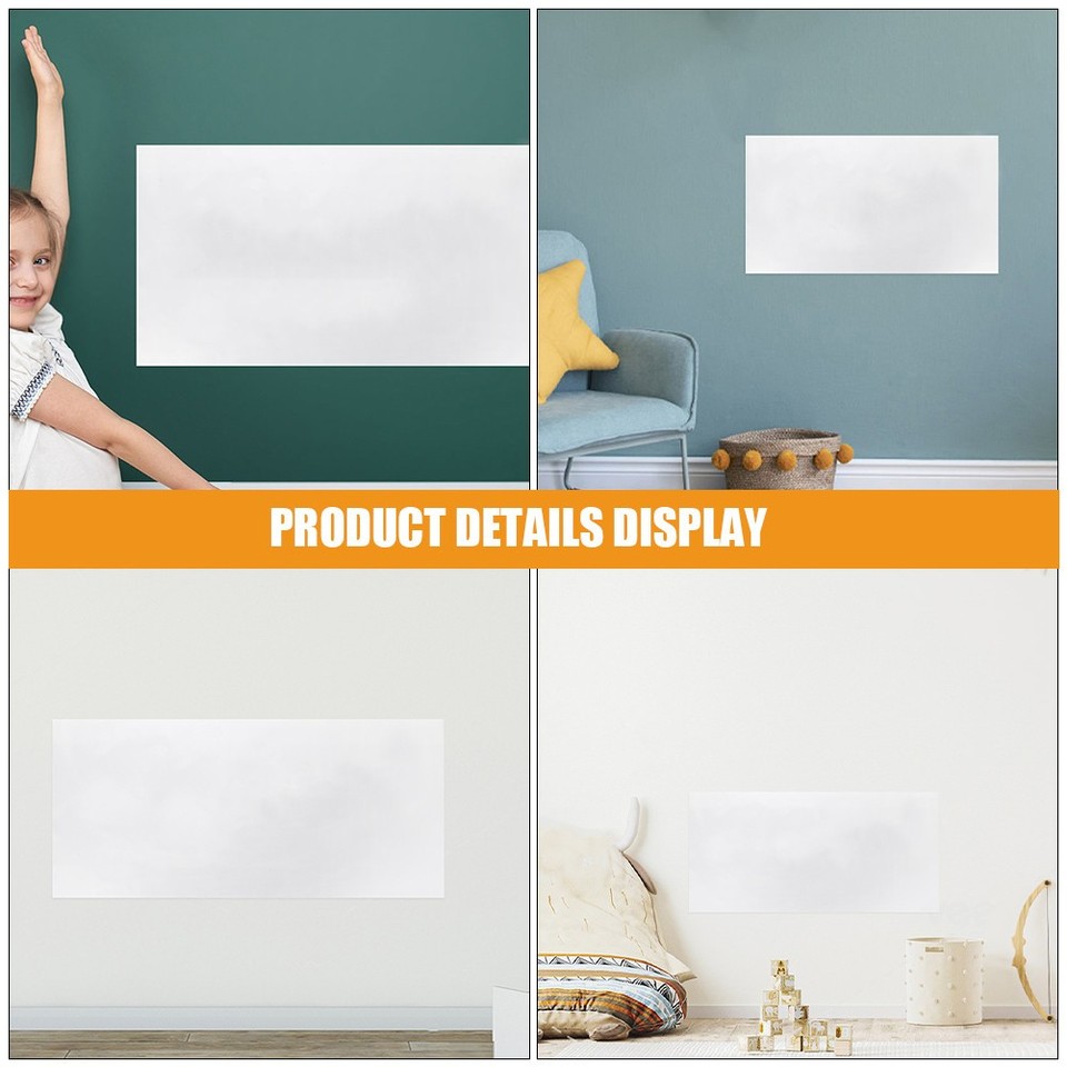 4pcs Dry Erase White Board Sheets Portable Film Removable Whiteboard ...