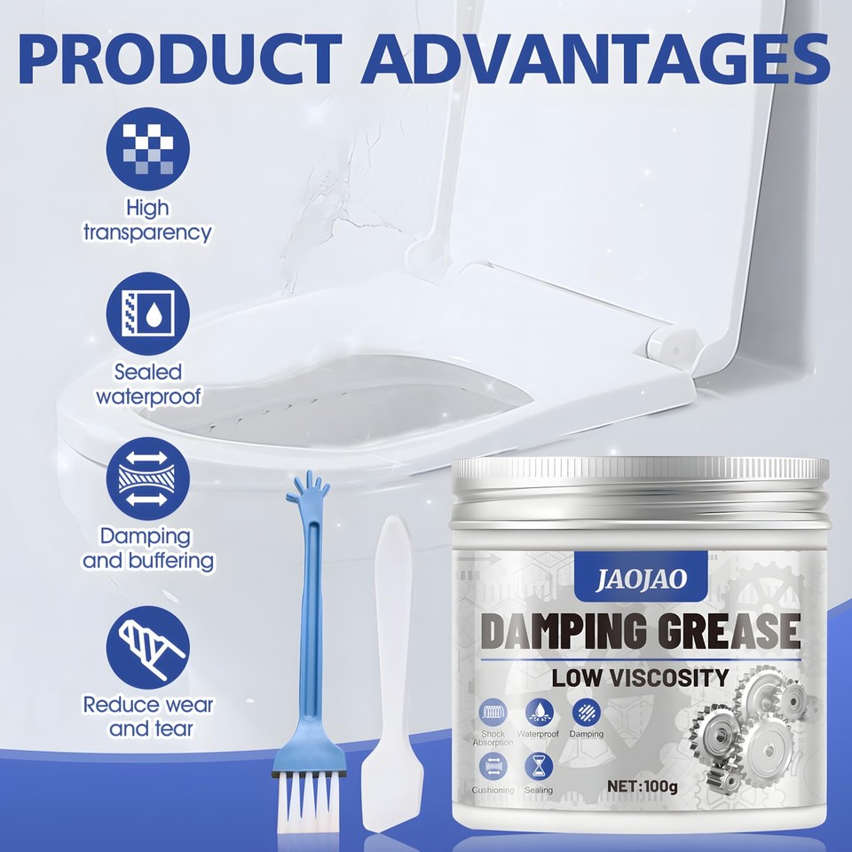 JAOJAO Synthetic Damping Grease, Lubricant Damping Grease for Washing ...