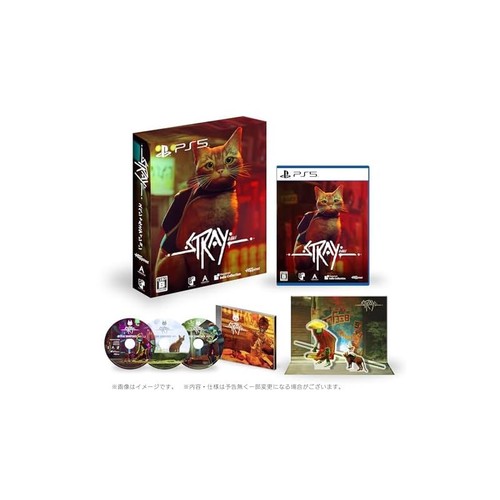 Stray Special Edition -PS5 [Bonus] Official soundtrack CD (3-disc set ...