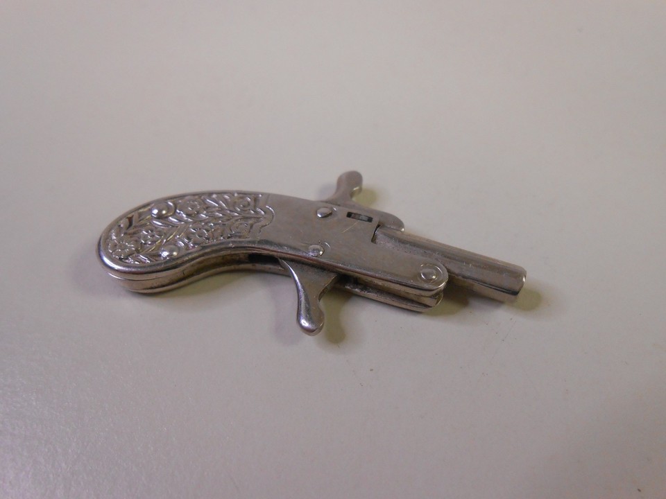 Vintage Toy Miniature 2 mm Pinfire Pistol Cap Gun Made in Germany | eBay