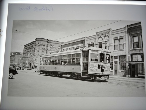 Original Coffeyville Kansas Trolley Streetcar KS Vintage 616 Film Photo ...