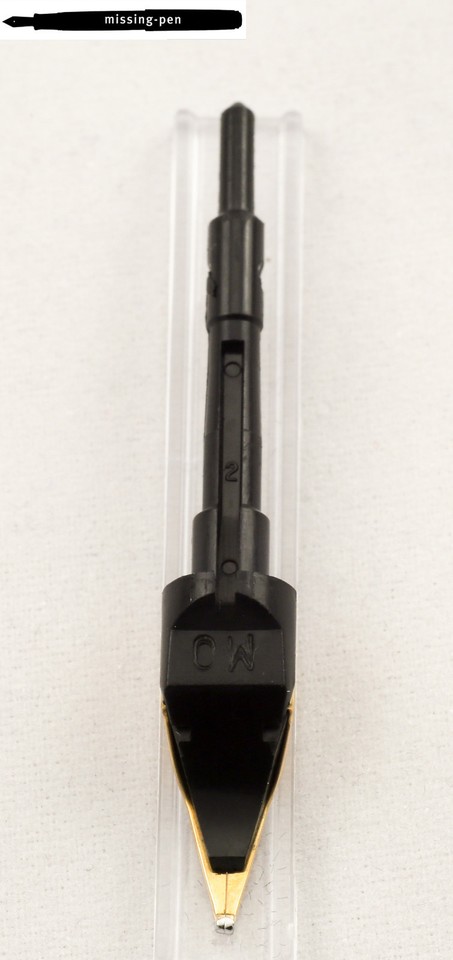 Parker 75 very rare 18 C. / 750 gold nib section (THIN - fits in MK1 ...