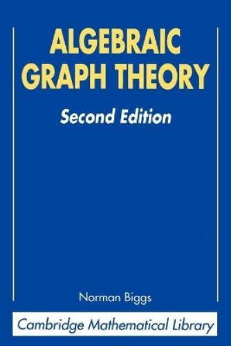 Norman Biggs Algebraic Graph Theory (Paperback) (UK IMPORT ...
