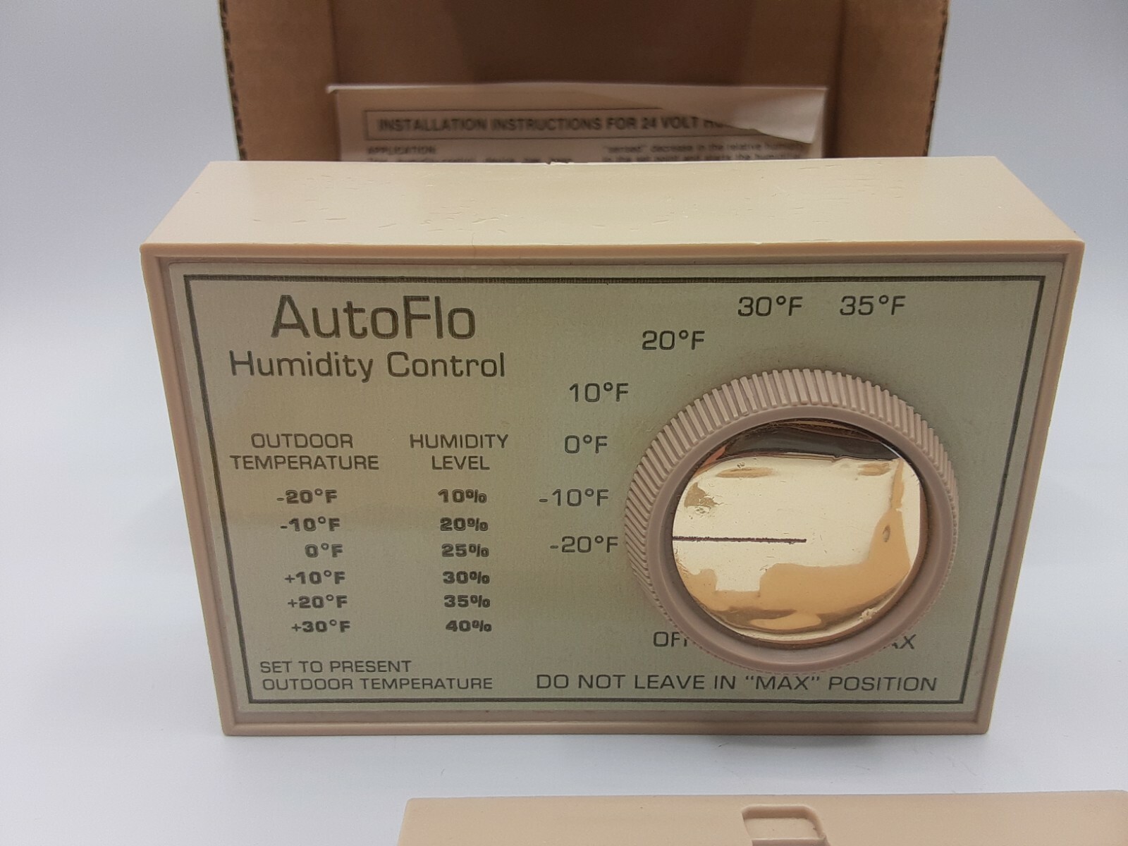 Autoflo Humidity Control Humidistat 062000 24v Stat Auto Flo for sale ...