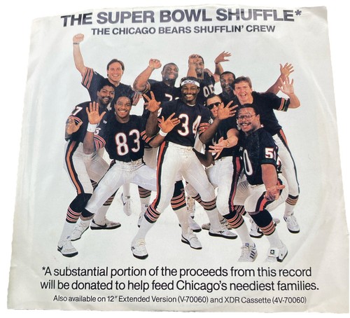 The Chicago Bears Shufflin Crew -Super Bowl Shuffle Red Label 45RPM 7 ...