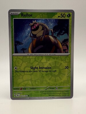 Pokemon TCG Card Temporal Forces 023/162 Reverse Holo Rare Rellor | eBay