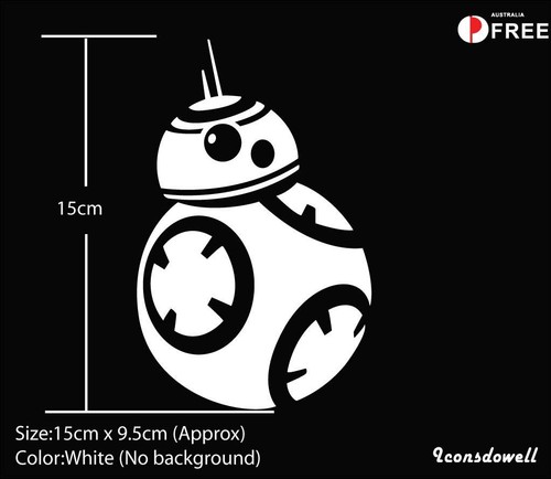Star Wars BB8 Alien Car Sticker Truck Laptop Robot Stickers Best Gift ...