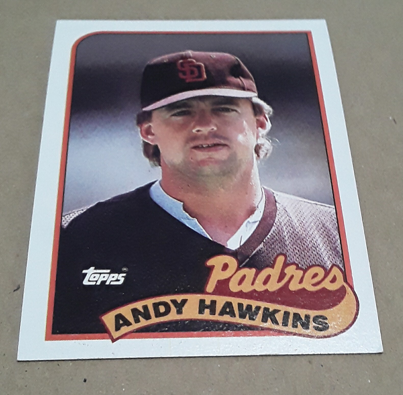 1989 Topps Andy Hawkins San Diego Padres Baseball Card | eBay