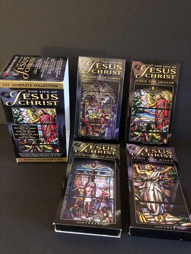 The Life Of Jesus Christ 4 VHS Set - Birth, Healer, Betrayal & Risen | eBay