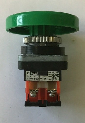 FUJI PUSH BUTTON 250V(GREEN/LARGE BUTTON) AR30B3R W/AR9B291&AR9B290 | eBay