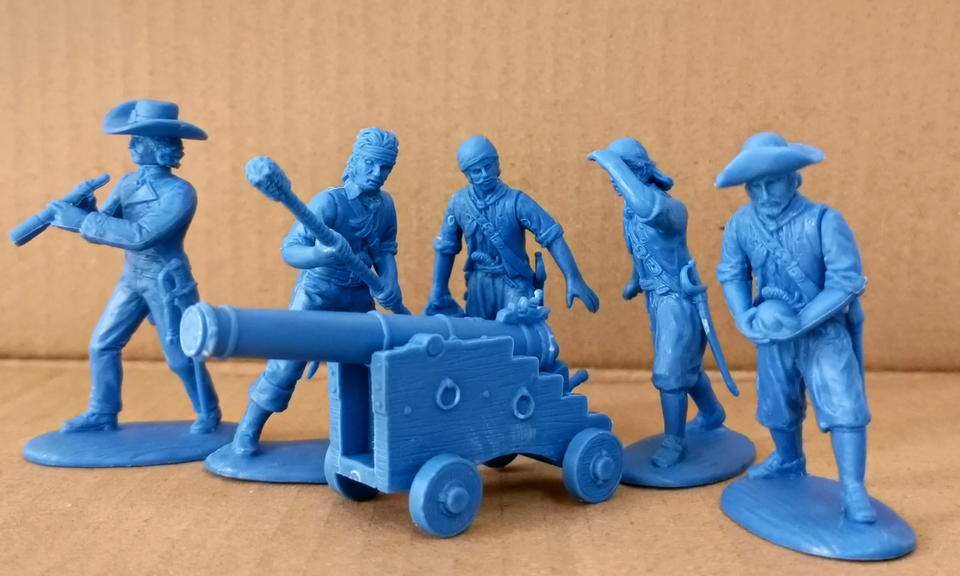 Expeditionary Force War of 1812 Naval Gun with Pirate Gunners | eBay