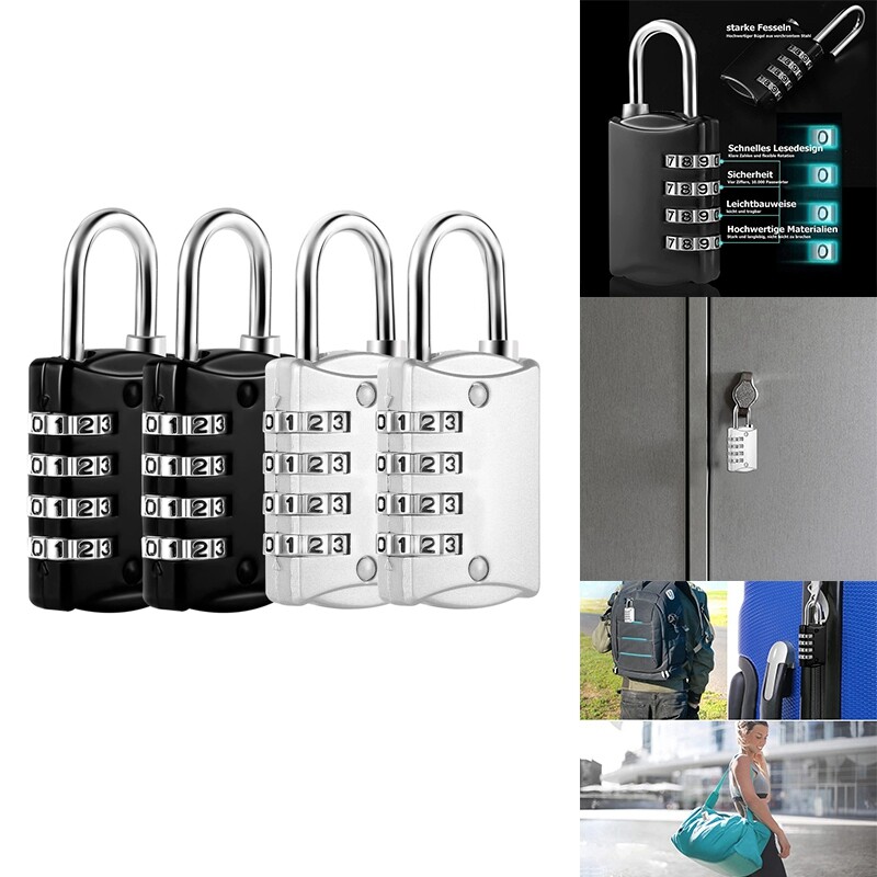, 4 Digit Lock with Metal Code Lock, Weatherproof,8145 | eBay
