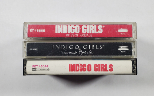 Lot of 3 Indigo Girls Cassettes Tapes Rites of Passage Swamp Ophelia | eBay