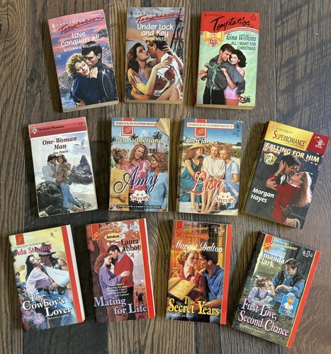 Harlequin Romance Paperback Books Lot Of 11 From Early 90’s ...