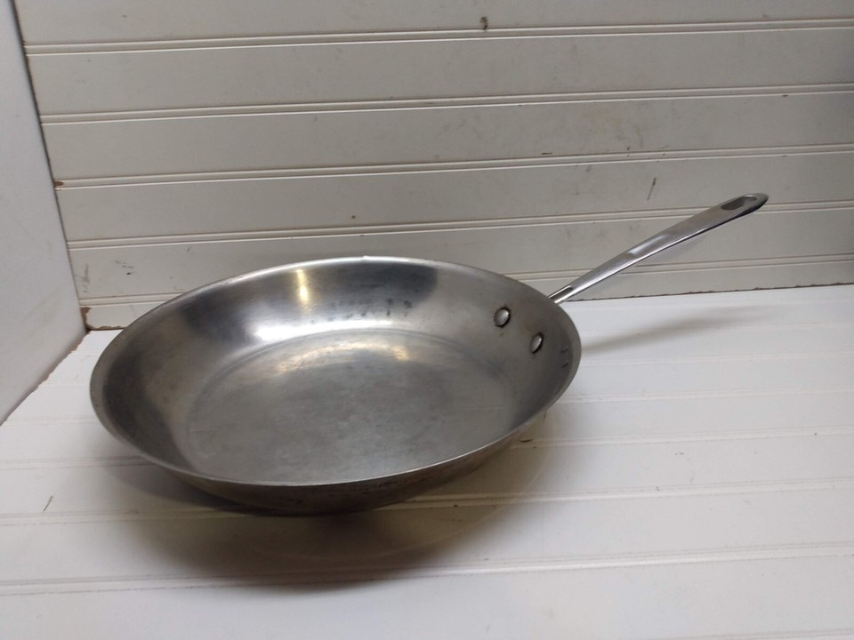 Emeril 12" All Clad Stainless Copper Core Skillet Wok French Chef's Pan ...