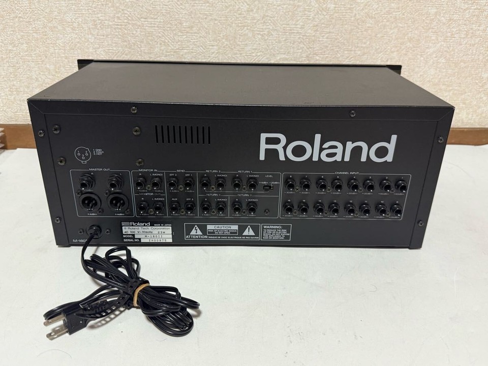 Roland M-160II 16-Channel Audio Mixer Rackmount Vintage Untested Junk ...