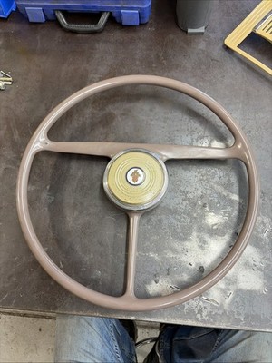 1941 1947 Packard 3 Spoke Steering Wheel 41 46 1946 47 18" 110 120 140 ...