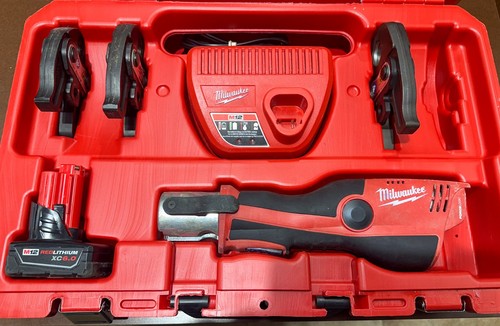 MILWAUKEE M12 FORCE LOGIC PRESS TOOL KITH WITH JAWS M/2473-20 | eBay