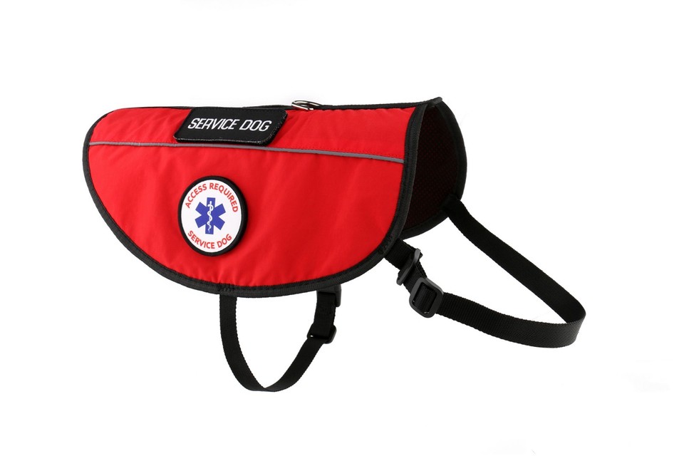 Service Dog Vest ESA Harness Emotional Support Animal Patches ALL ...