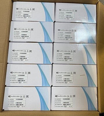 LOT OF 10 NEW AUDIOCODES 405HD DUAL LINE IP PHONE - VoIP PHONE | eBay