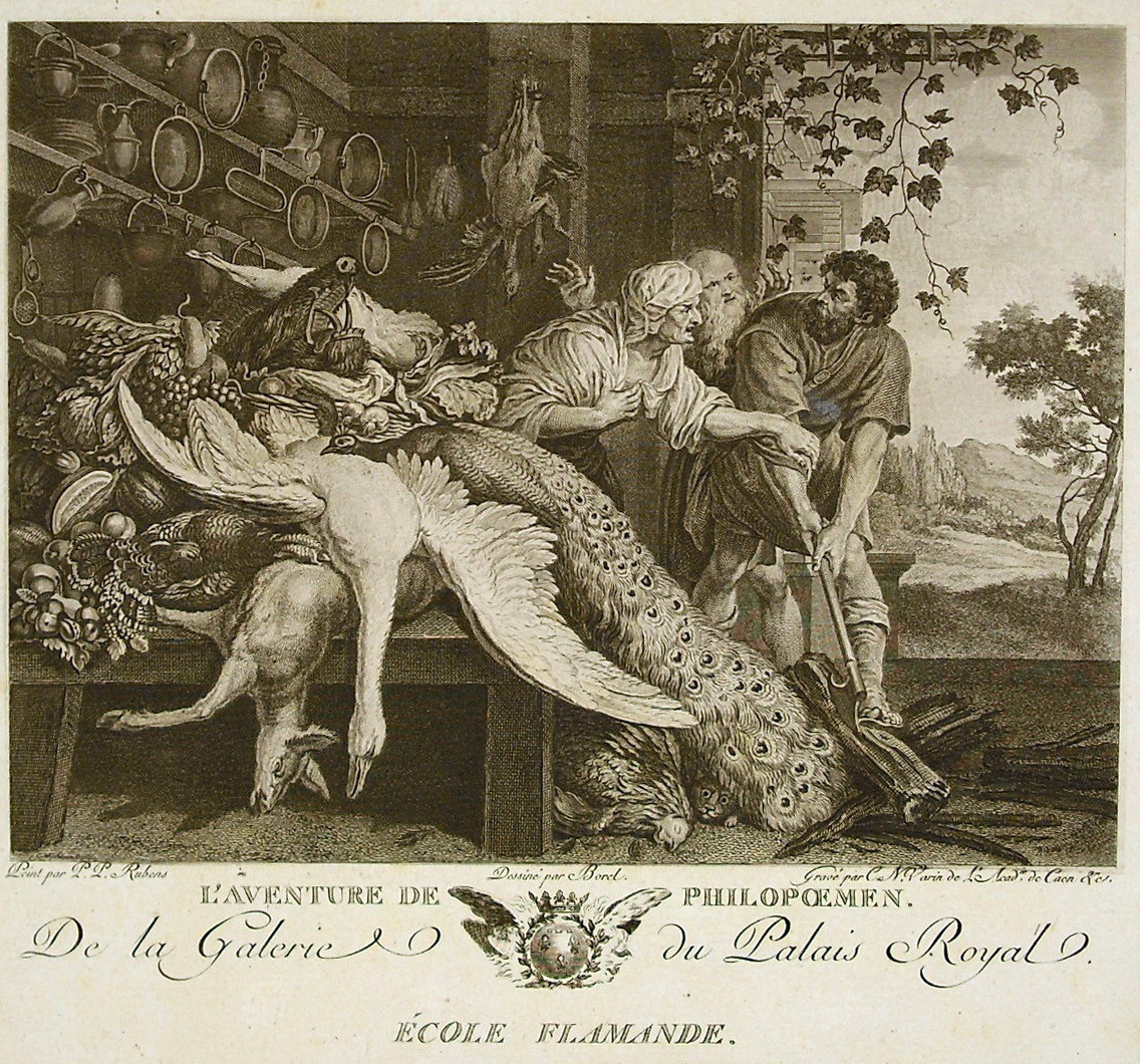 Peter Paul Rubens ADVENTURE of Philopoemen Engraving Ch. N. Varin Ed ...
