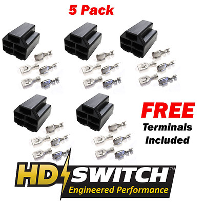 (5 Pack) 5-Way Female Connector fits Delphi 56 Series 02973422 Metri ...