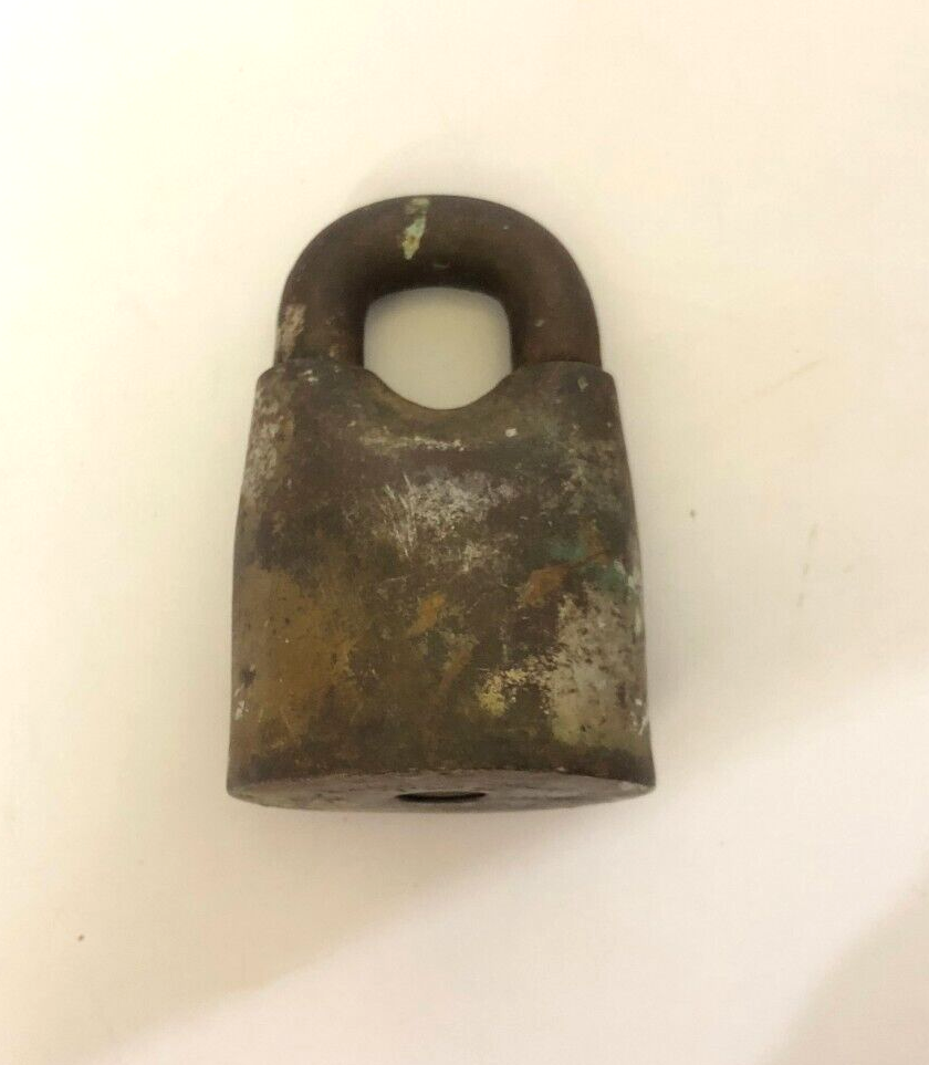 OLD PRIMITIVE MOST RARE IRON ROCKET SCANDINAVIAN PADLOCK WITH KEY . | eBay