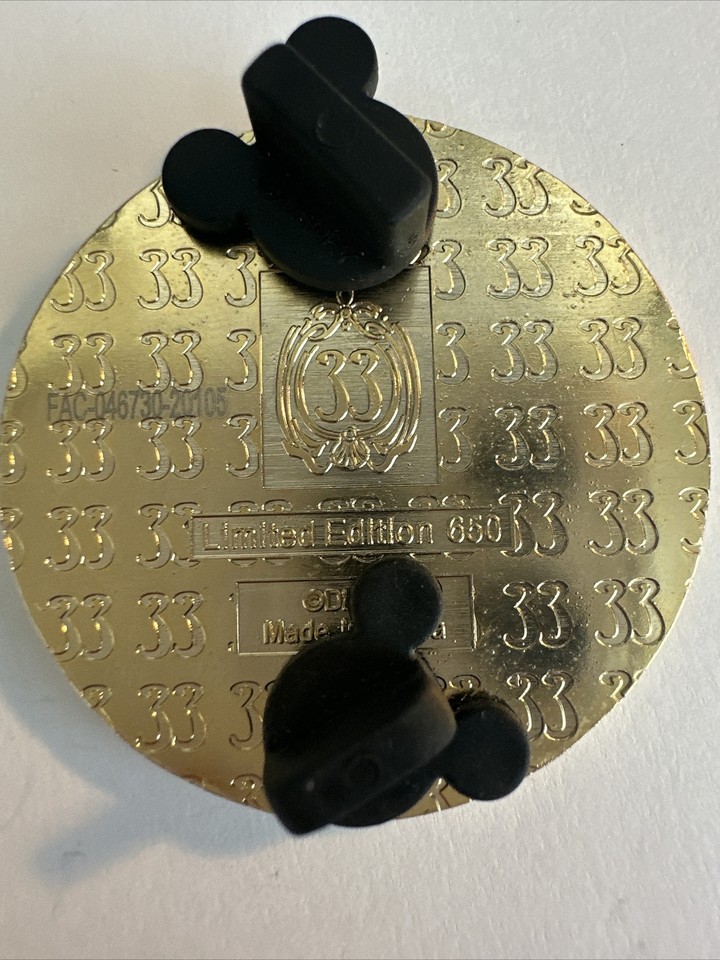 Disney Club 33 Pin 65th Anniversary Charger Plate Mark Twain Riverboat ...