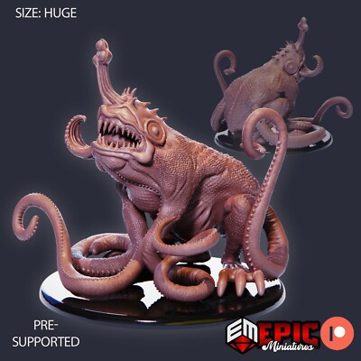 Frog Behemoth Swamp Creature Epic Miniatures Monster RPG D&D Pathfinder ...