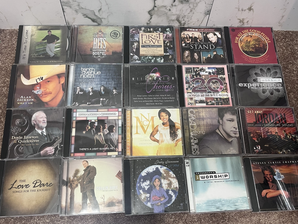 75 Christian Music CD Lot Various Gospel Faith Hymns Worship Soul Love ...