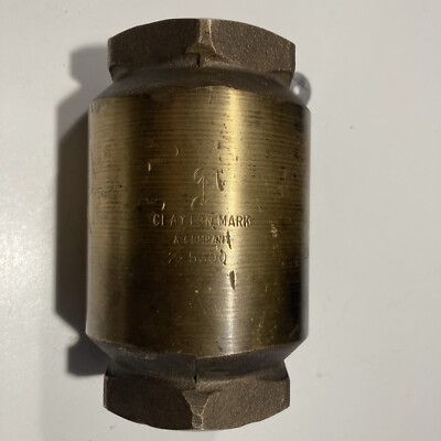 🇺🇸CLAYTON MARK, 5300 2” BRASS CHECK VALVE 🇺🇸 | eBay
