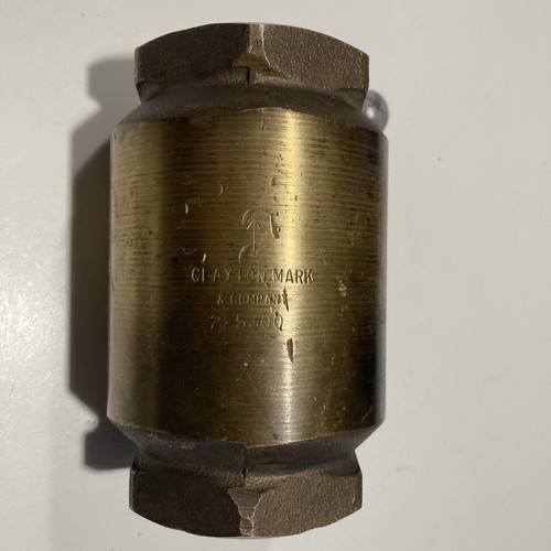 🇺🇸CLAYTON MARK, 5300 2” BRASS CHECK VALVE 🇺🇸 | eBay